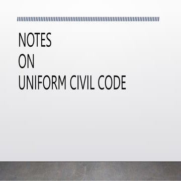 Uniform Civil Code UCC.pptx