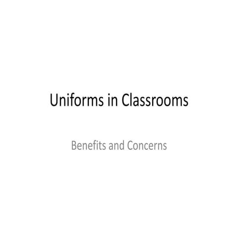 Uniforms | PPTX