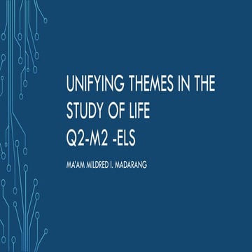 Unifying-Themes.pptx unifying themes els | PPTX