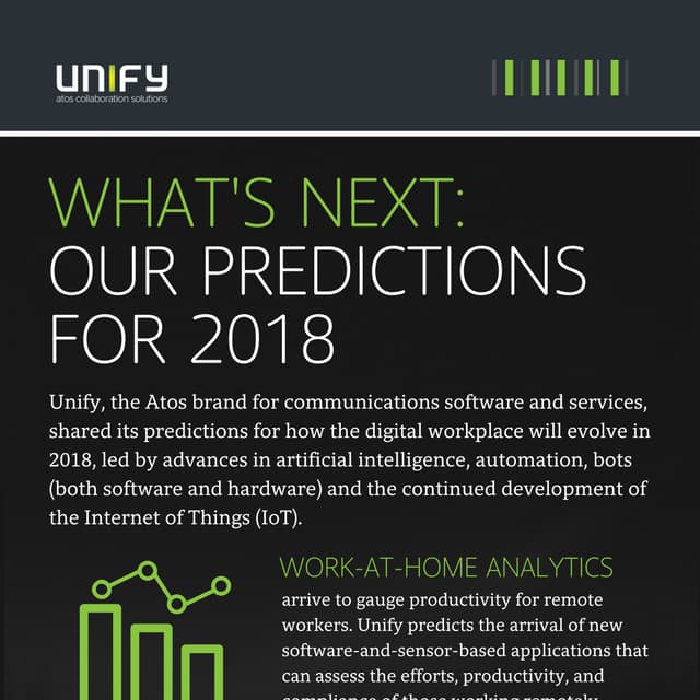 Unify Industry Predictions 18 Infographic | PDF