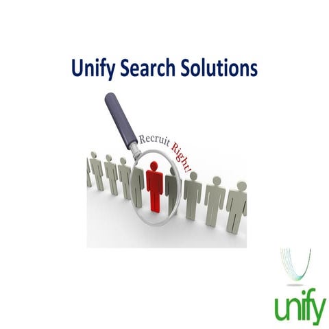 Unify Search solutions | PPT