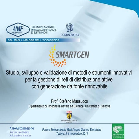 Smart grid 4 novembre | PPT