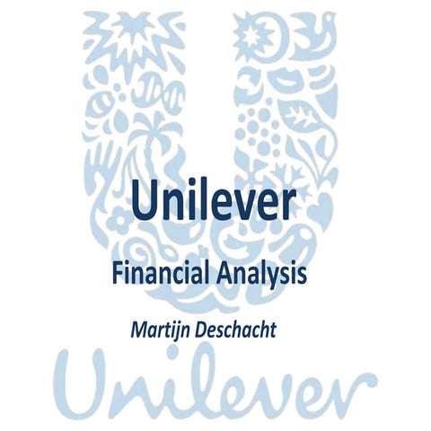 Financial analysis Unilever | PPTX