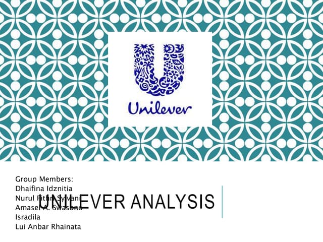 Unilever: Product Mix & Dimensions (Unilever) | PPT | Skin Care | Beauty