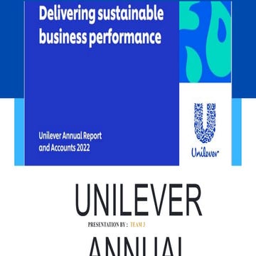 UNILEVER ANNUAL Report.pptx