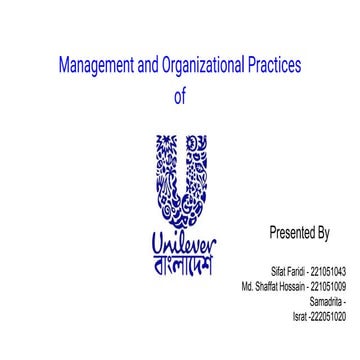 Strategic Analysis of Unilever | PDF