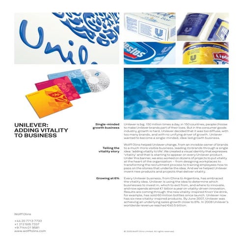 Unilever Case Study | PDF