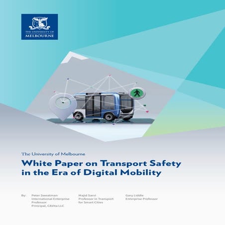 White Paper on Transport Safety in the Era of Digital Mobility | PDF