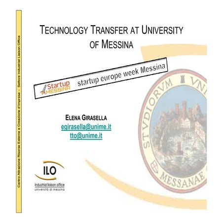 Tecnology Transfert University - Messina | PDF