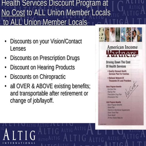 Union Member Benefits Open Enrollment | PPT