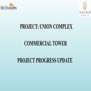 Monitoring of Union Progress Report ppt. | PPTX