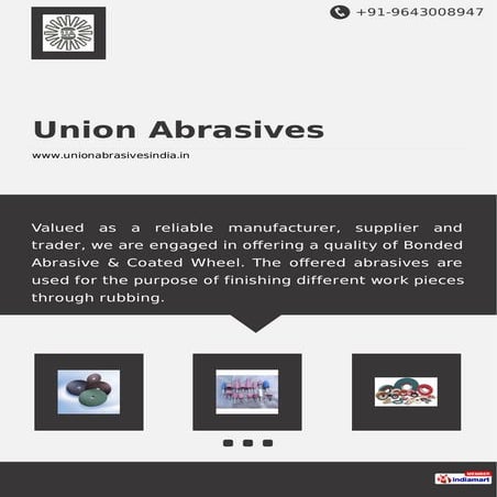 Union abrasives | PDF