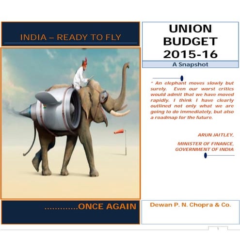 Union budget-2015-16-a-snapshot | PDF