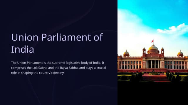 Role_of_Parliament_PPT.pptx power point presentation | PPTX