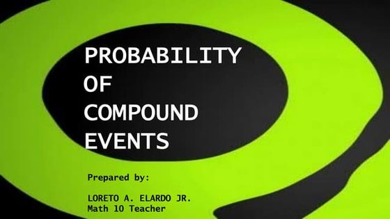 Probability of Union of Two events | PPT