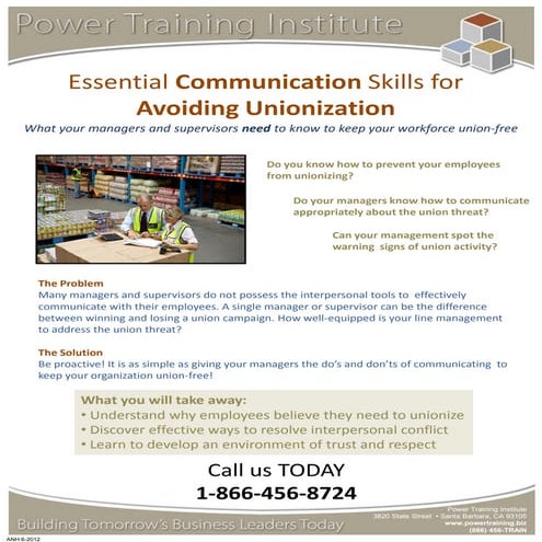 Union Avoidance Flyer | PDF