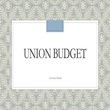 UNION BUDGET.pptx