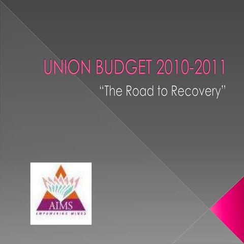 Union Budget | PPTX