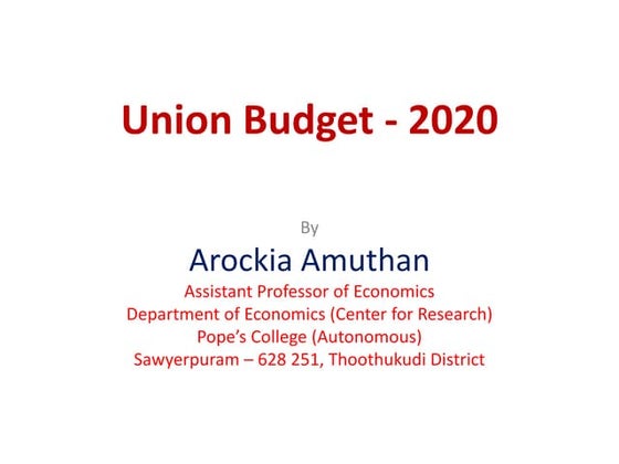 Union Budget 2025 Overview & Significance.pptx