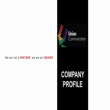 Union communication credentials 2020 | PPT