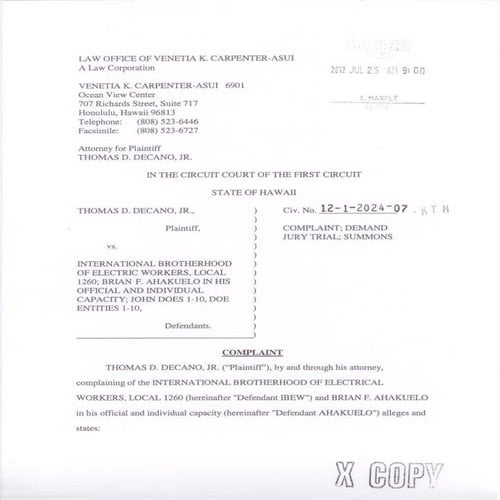 Union complaint | PDF