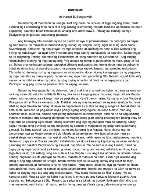 Ang Dalawang Magkaibigan | DOCX