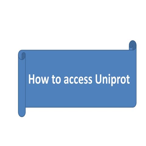 Uniprot | PPTX