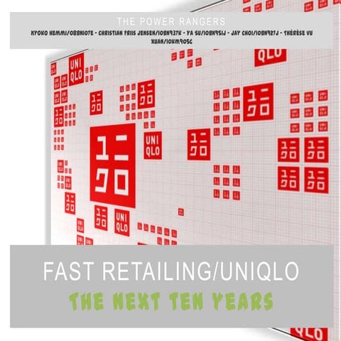 GM2010 - Fast Retailing/Uniqlo: The next 10 years | PPT