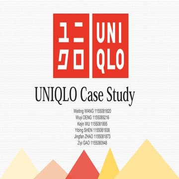 UNIQLO | PPT