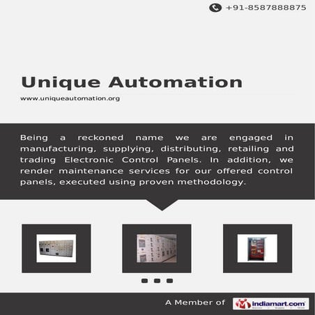 Unique automation | PDF | Manufacturing Industry | Industries