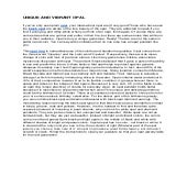 Unique and vibrant opal | PDF