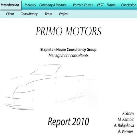 PRIMO Motors Auto Vechicle Launch | PPT