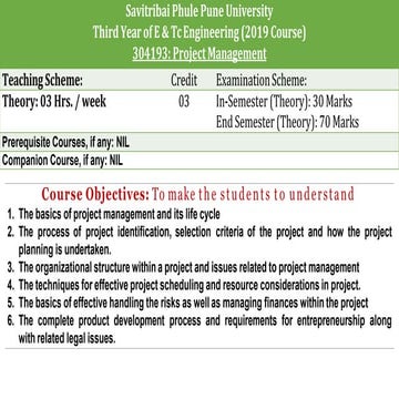 UNIT-01_Fundamentals_ Project management | PPTX