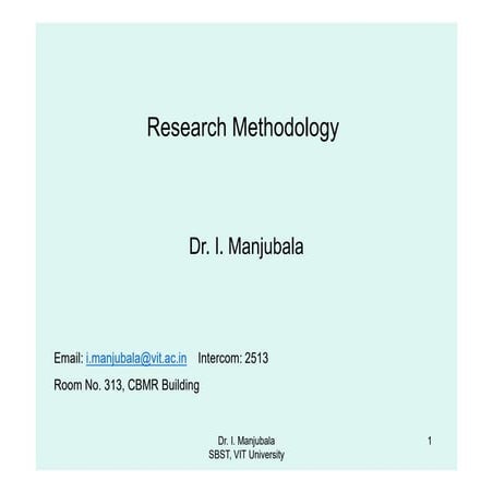 Architectural Research Methods Table