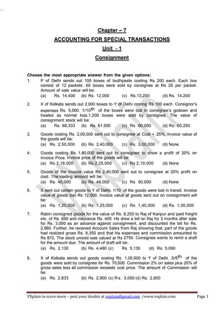 Important MCQs of CPT Law ICAI Module | PPT