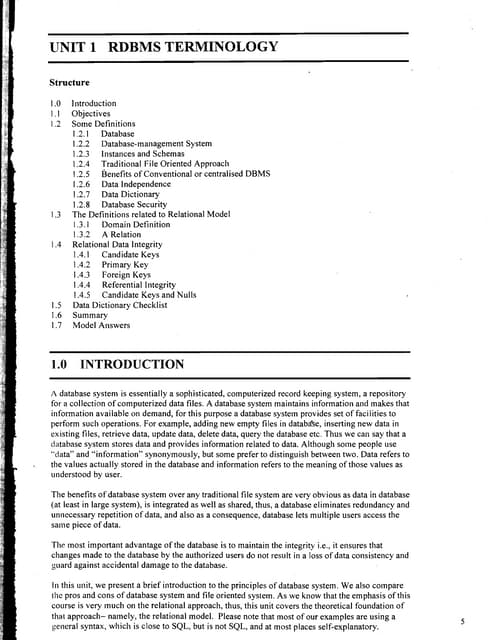 Advanced Database Lecture Notes Pdf Databases Computer Software And Applications