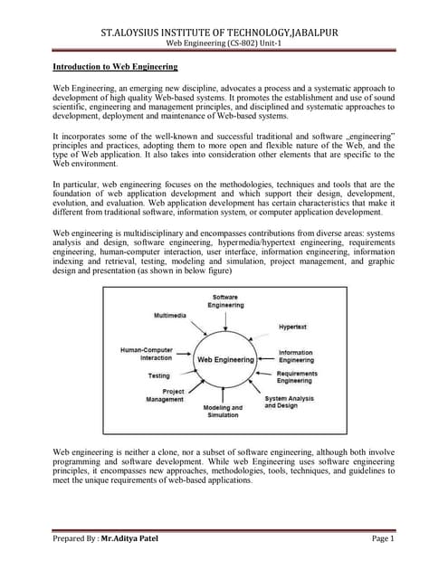 Web Engineering Notes Unit 2 Pdf Web Development Internet