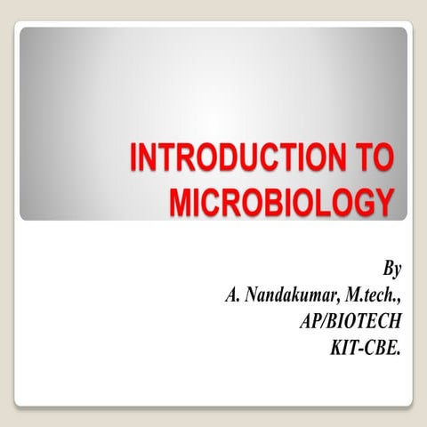 Microbiology | PPT