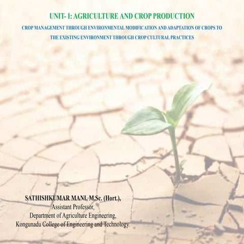 CROP MANAGEMENT STRATEGIES | PPTX