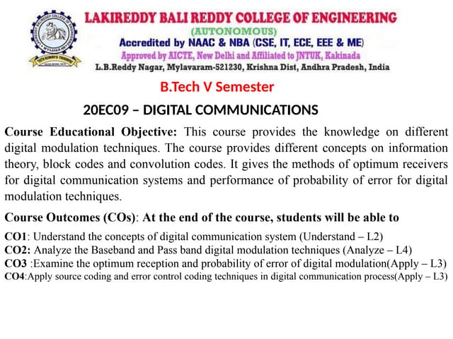 Pulse code modulation tutorialspoint | PDF
