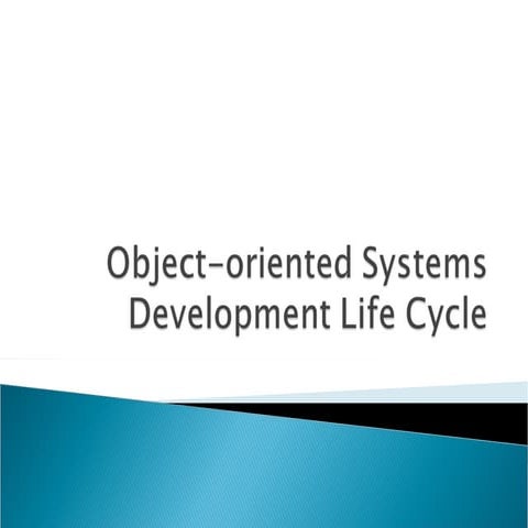 Unit 1 Object Oriented Systems Oosd Ppt