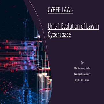 Unit-1- Evolution of Cyberspace in India.pptx