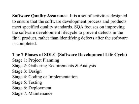 McCall's Quality Factors | PPT | Technology & Computing