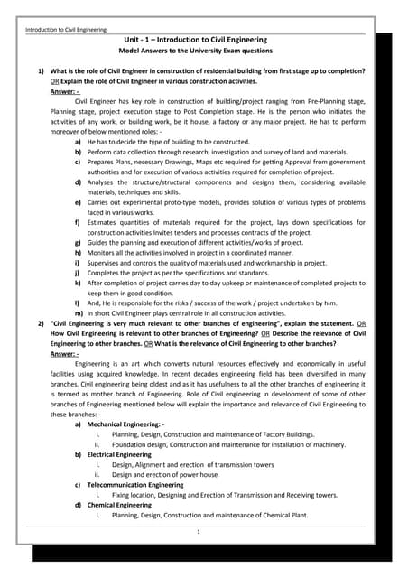 Civil Engineering Project Presentation | PPTX