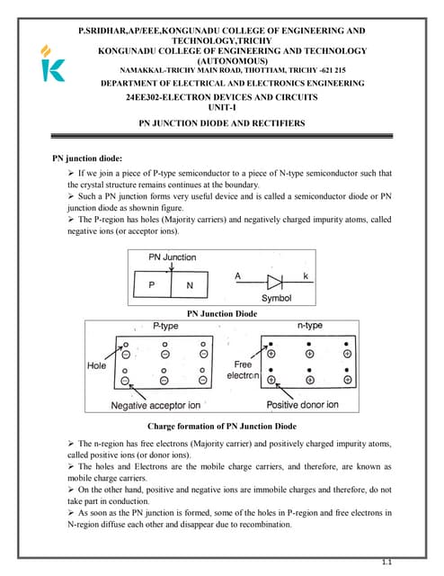 Pn junction diode class 12 investegatory project | PPT