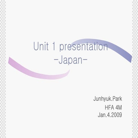 Unit 1 Presentation | PPT