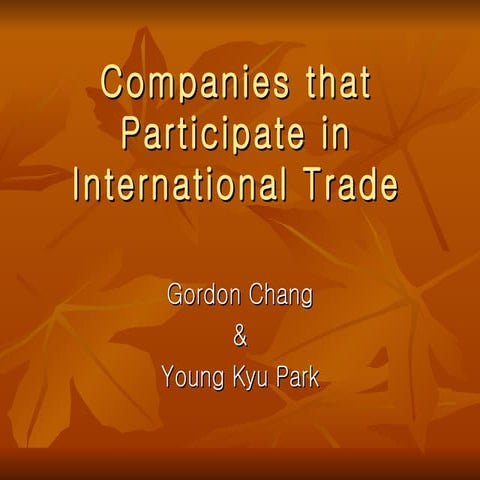 Unit 1 Presentation Gordon | PPT