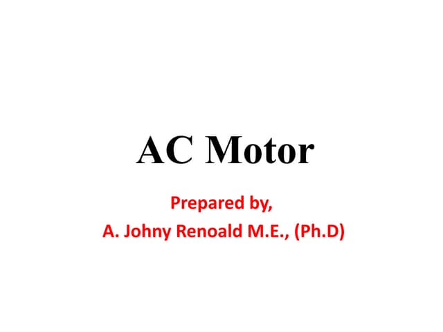 Linear Induction Motor | PPTX