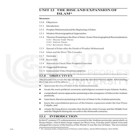 The rise and expansion of islam during early period | PDF