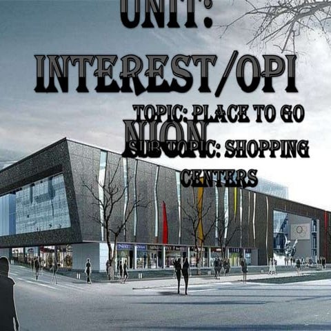 Shopping Centers | PPTX